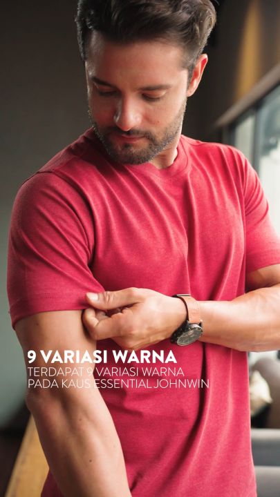 Johnwin-เข้ารูปแบบปกติ-เสื้อยืดธรรมดา-เสื้อยืดที่จำเป็น-เสื้อสีฟ้า-การเปลี่ยนแปลงสี-C-. C-S ...