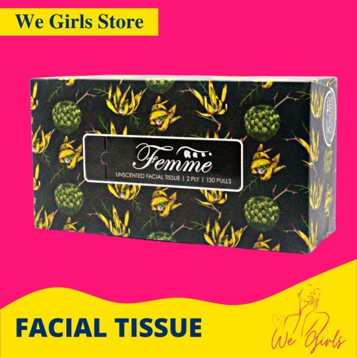 Femme Facial Tissue Econo Box - 2 Ply | Lazada PH