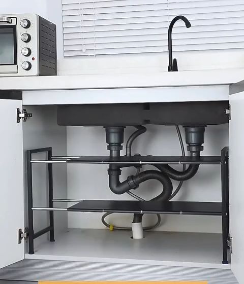 *SG Stock* Full Metal Height Adjustable and Expandable Under Sink ...