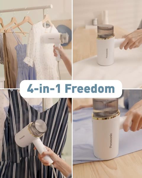 Panasonic NI-GHF025 1300W Foldable Handheld Garment Steamer | ESH | Lazada