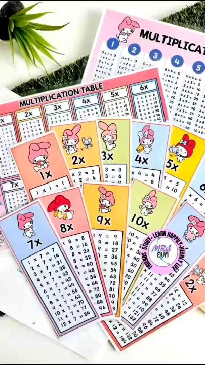 Kuasai Jadual Darab Dengan Melody | Mainan Montessori Seronok | Lazada