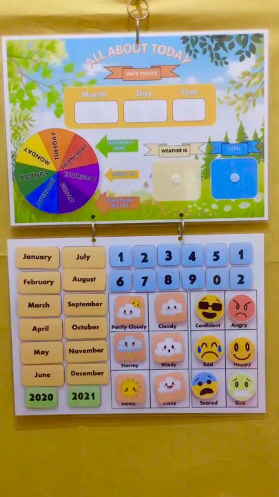 All about today / Date and Weather / Daily Calendar Chart | Lazada PH