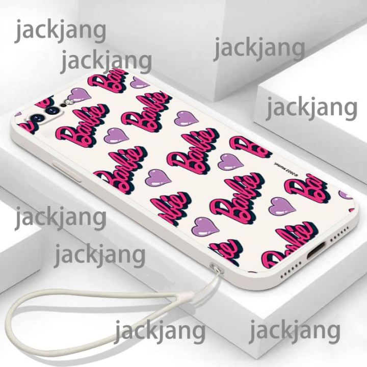 Casing INFINIX NOTE 10 PRO Anti-fall Barbie Girl Purple Heart Shaped ...