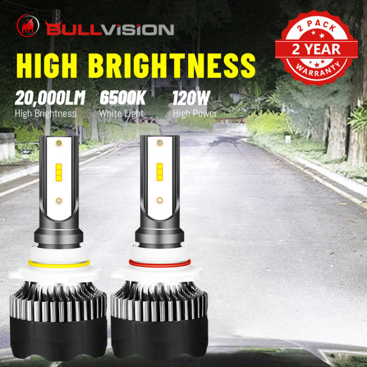 Dualvision H7 LED Headlights 20000LM 120W CSP H4 H11 H1 H8 H9 9005 9006 ...