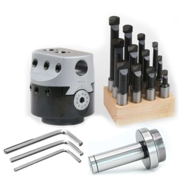 2 inch Rough boring tool 50mm boring head 9pcs12mm boring bar ...