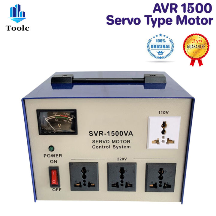 1000W 1500W AVR Automatic Voltage Regulator 1000VA 1500VA Servo Motor ...