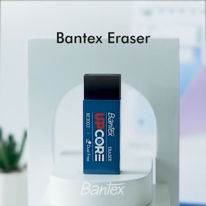 Bantex Penghapus Pensil / Eraser Dust Free Warna Hitam / Black | Lazada ...