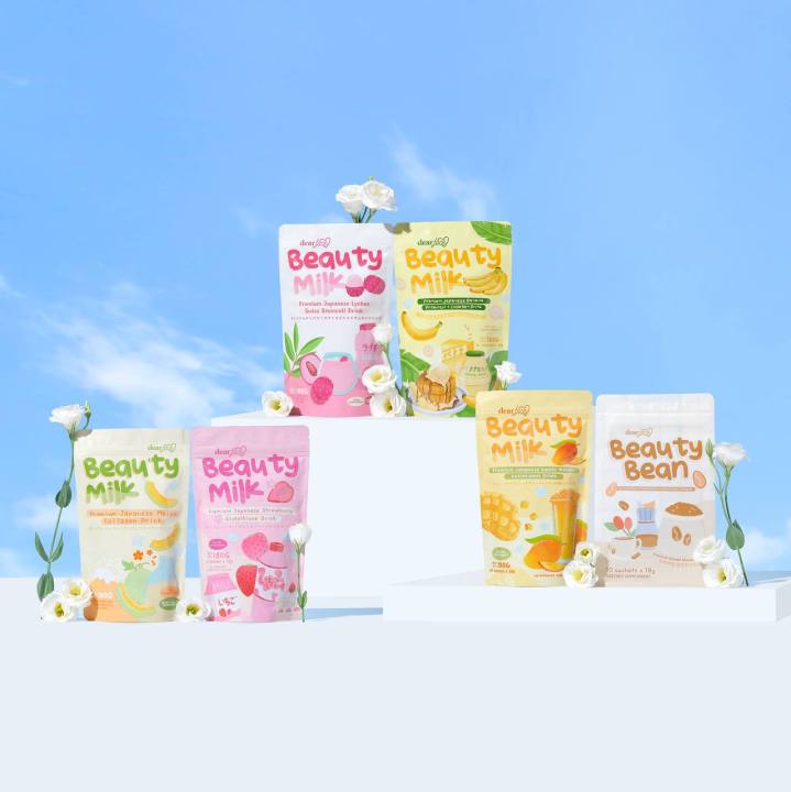 Dear Face | Beauty Milk | Premium Japanese Style Powder Drink | Melon ...