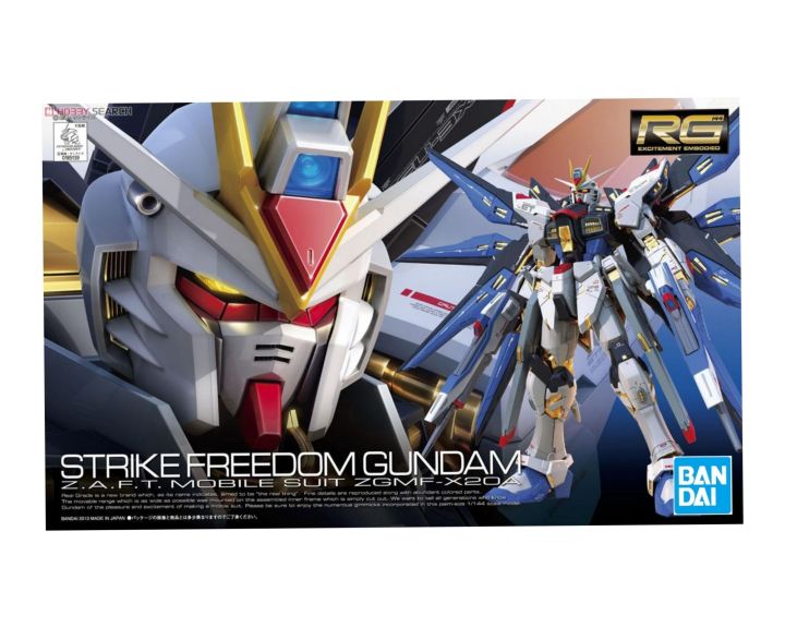 Bandai RG 1/144 Scale Strike Freedom Gundam Model Kit | Lazada