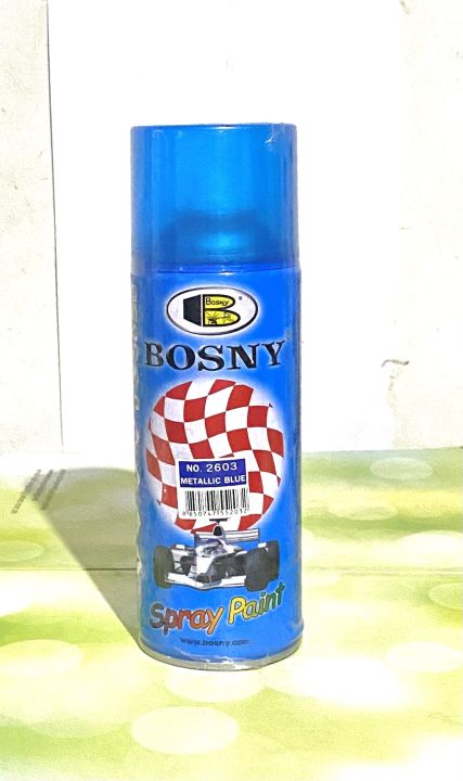 Bosny Spray Paint Metallic Blue | Lazada PH