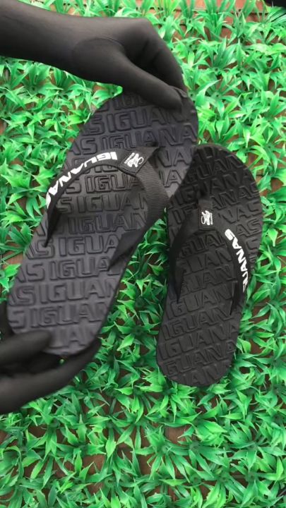 IGUANAS SANDALS CONNECTED STRAP SLIPPER SANDALS (JET) | Lazada PH