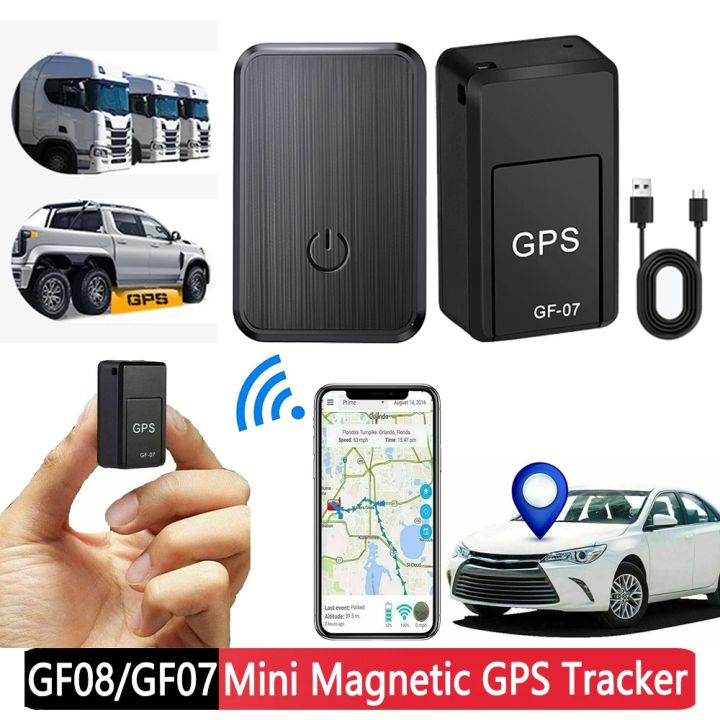 GF08 Mini Magnetic GPS Trackers GF07 Real-time Locator Anti-theft ...