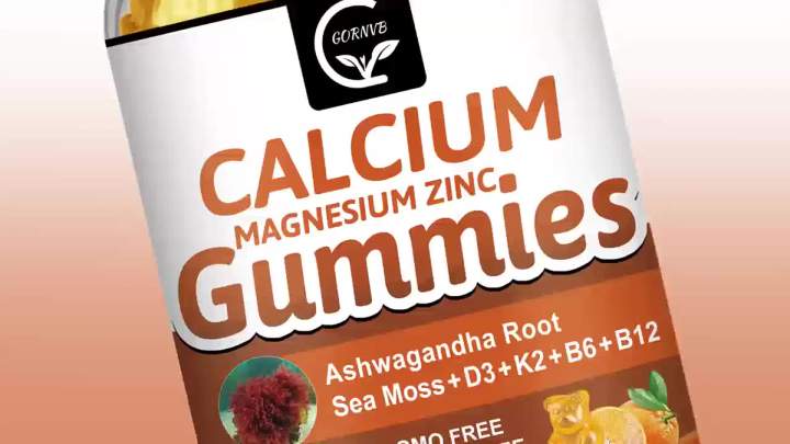 1200mg Calcium Gummies with Vitamin D3,K2,B12 & B6 - Plant Complex ...