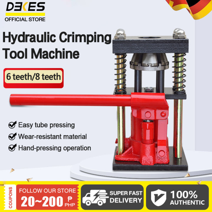 DEKES Crimping tool Crimp Machine ferrule Machine 8mm to 21mm pressure ...
