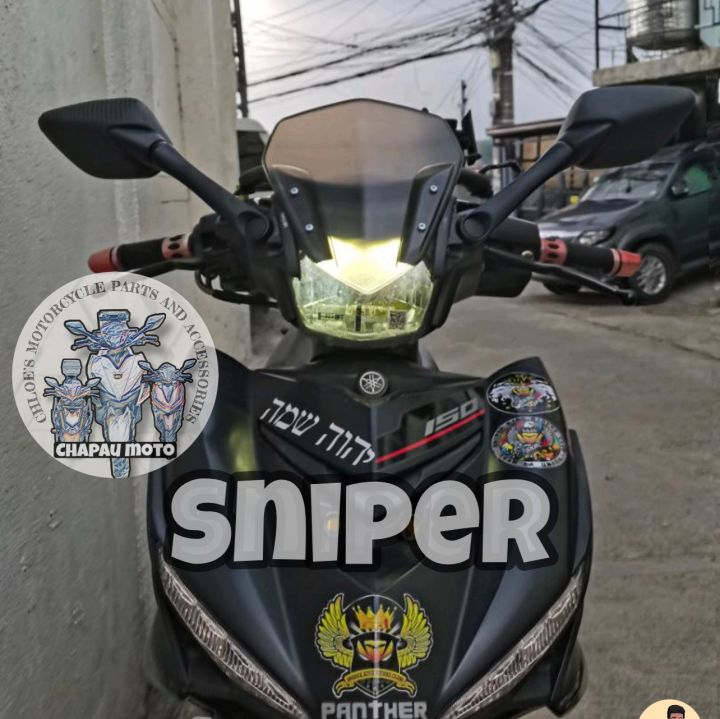 Sniper 155 Side mirror with bracket visor set | Lazada PH