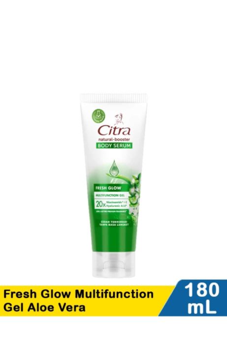 Citra gel Hand Body Natural Fresh Glow aloe vera 180ml | Lazada Indonesia