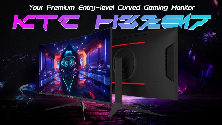 KTC Monitor gaming 32 inci resolusi 2560X1440 120% RGB overclock 165HZ ...