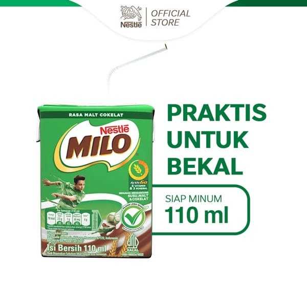 MILO SUSU ACTIV-GO UHT COKLAT 110ML | Lazada Indonesia