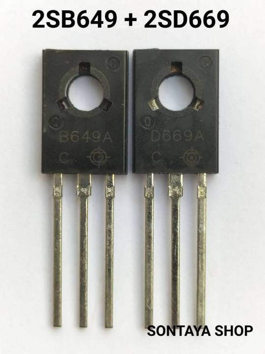 ทรานซิสเตอร์B649+D669 ขายเป็นคู่ | Lazada.co.th