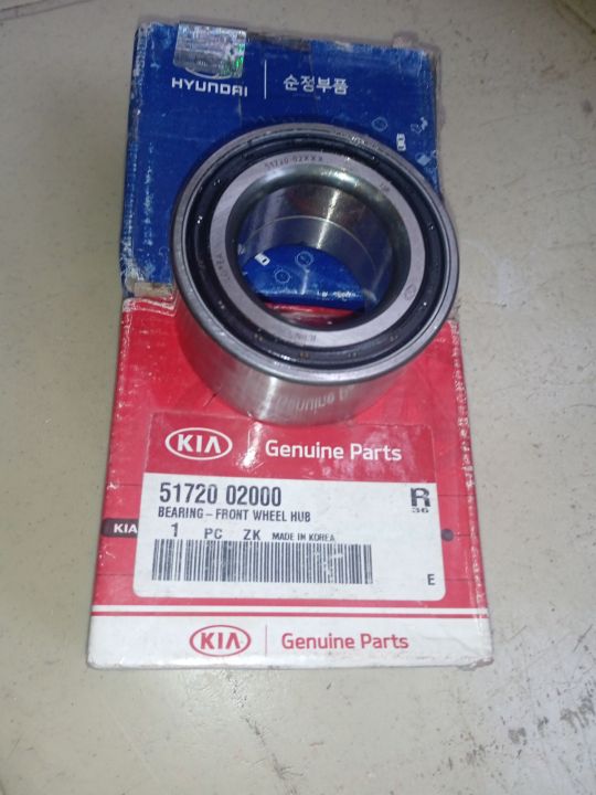 BEARING FRONT WHEEL HUB BRAND NEW ORIGINAL KOREAN MADE FOR 2005-2011 KIA RIO, HYUNDAI GETZ, 2010 ...