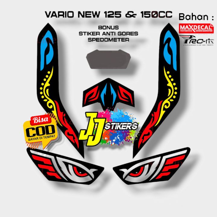 Stiker Variasi Lampu dan Alis Motor Vario New 125 150cc | Lazada Indonesia