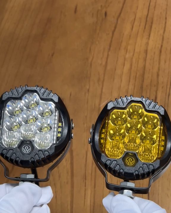 WACA jcไฟสปอร์ตไลท์ LED รุ่นใหม่ 2023 (E72) DC10-50Volt ไฟสว่าง ไฟท้าย รถบรรทุก ไฟหน้ารถ ไฟออฟโ ...