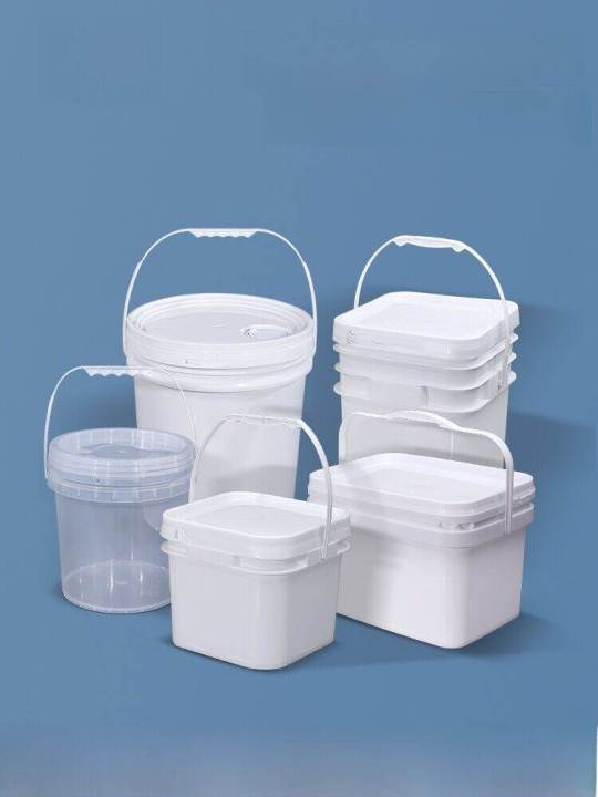 Thickened Rectangular Plastic Bucket with Lid Water Bucket Fishing ...