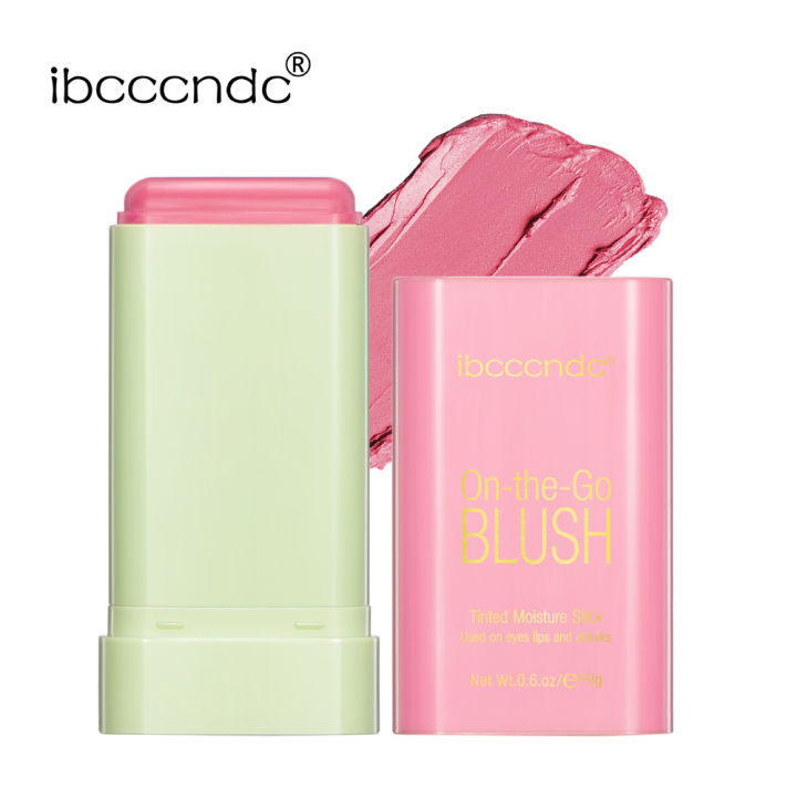 Lipstick Blush Stick 3-in-1 Eyes Cheek and Lip Tint Waterproof ...