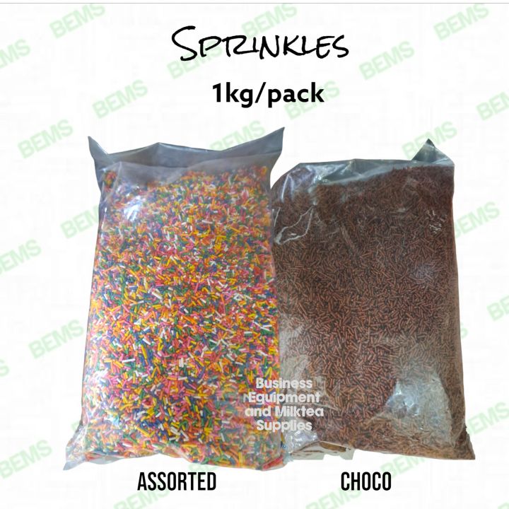 Sprinkles Assorted mix Chocolate toppings add ons 1kg | Lazada PH