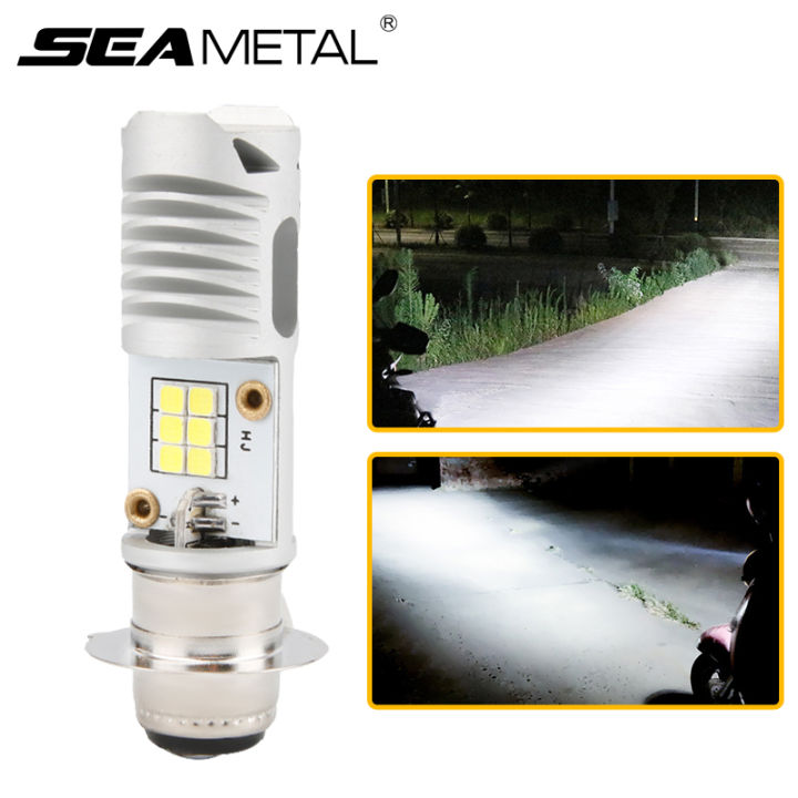 Motorcycle LED Headlight Bulb H6 COB 16W LED Spotlight 5200LM T19 Light Bulb Autocycle Lamp ...