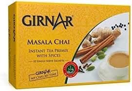 Girnar Masala Chai - Instant Tea Premix 10 x 14g Single Serve Sachets ...