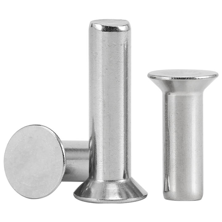 304 Stainless Steel Countersunk Rivet Solid Rivet Flat Head Knock Rivet ...