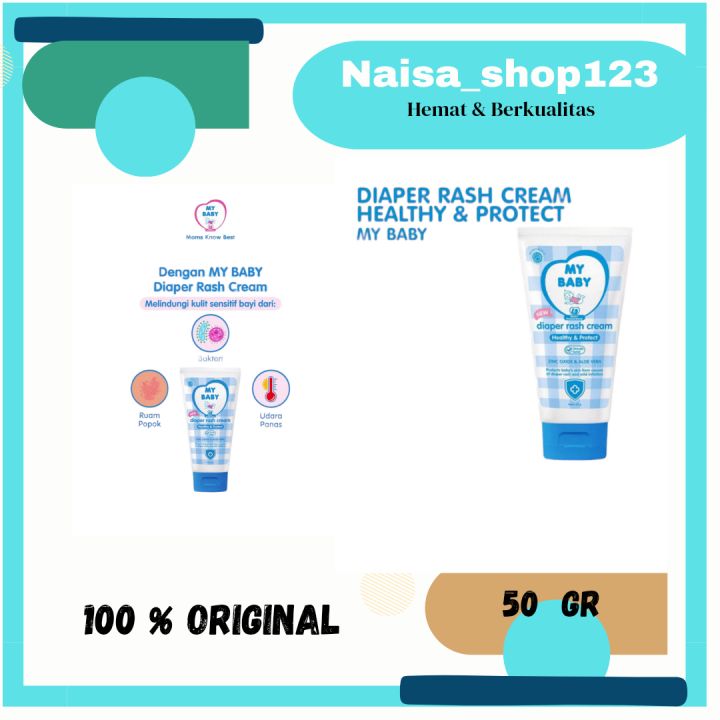 My baby diaper rash cream healthy & protect 50 gr | Lazada Indonesia