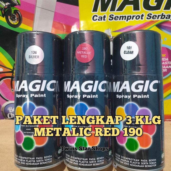 Pilok Pilox Cat Semprot Magic Paket Lengkap 3 Kaleng 300cc Paketan ...