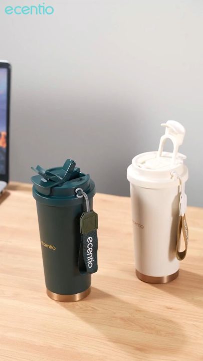 ecentio tumbler minum premium tahan dingin 24 jam botol stainless 316 ...