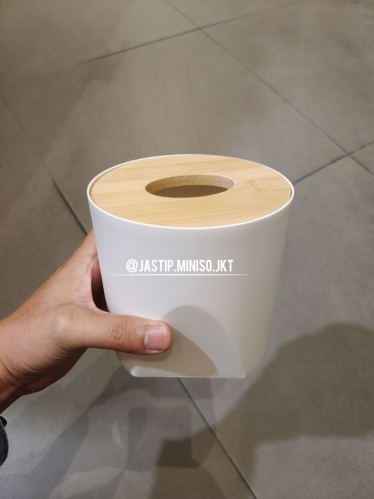 MINISO 🆕 Tissue Box Minimalist (size 13.2x13.2x13cm) | Lazada Indonesia