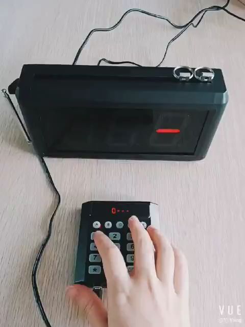 Queue Wireless Calling System 999-Channel Number Keypad Caller + Number ...