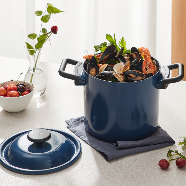 LocknLock Decore Non Stick Cookware Set Pot & Casserole Duo | 20cm Pot ...