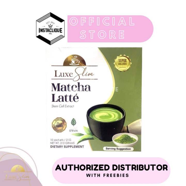 Luxe Slim Matcha Latte Stem Cell Extract & Slimming Drink [1 Box ...
