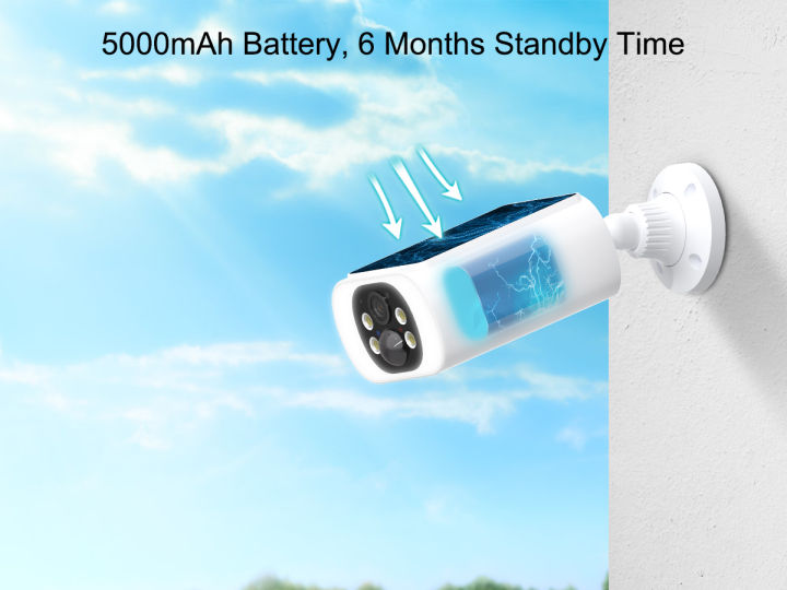 ANRAN 3MP C3 Wireless Solar CCTV Camera Connet Cellphone 2.4GWIFI ...