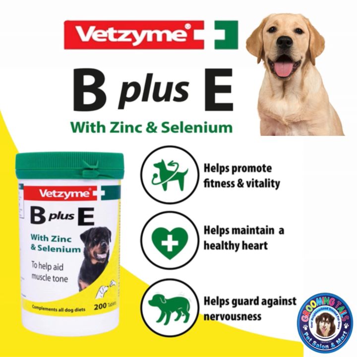 VETZYME Conditioning Tablets 240 Tablets (156g) with B Complex Vitamins ...