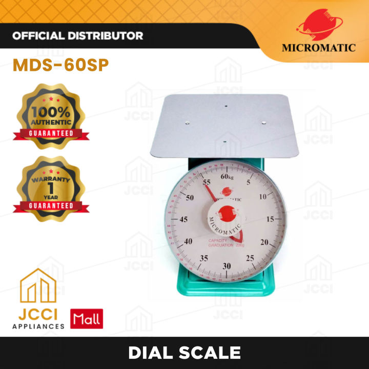 Micromatic Weighing Scale Dial Scale Stainless Plate 60kg. Original w ...