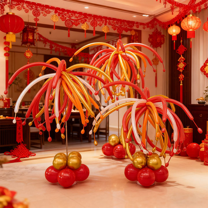 New Year's Eve Party Balloon Column Decorations Firework Atmosphere ...