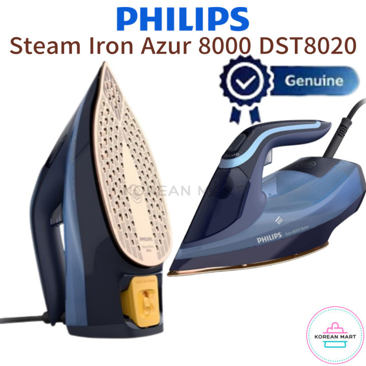Philips DST8020 Steam Iron Azur 8000 Series / Light Blue 3000W | Lazada PH