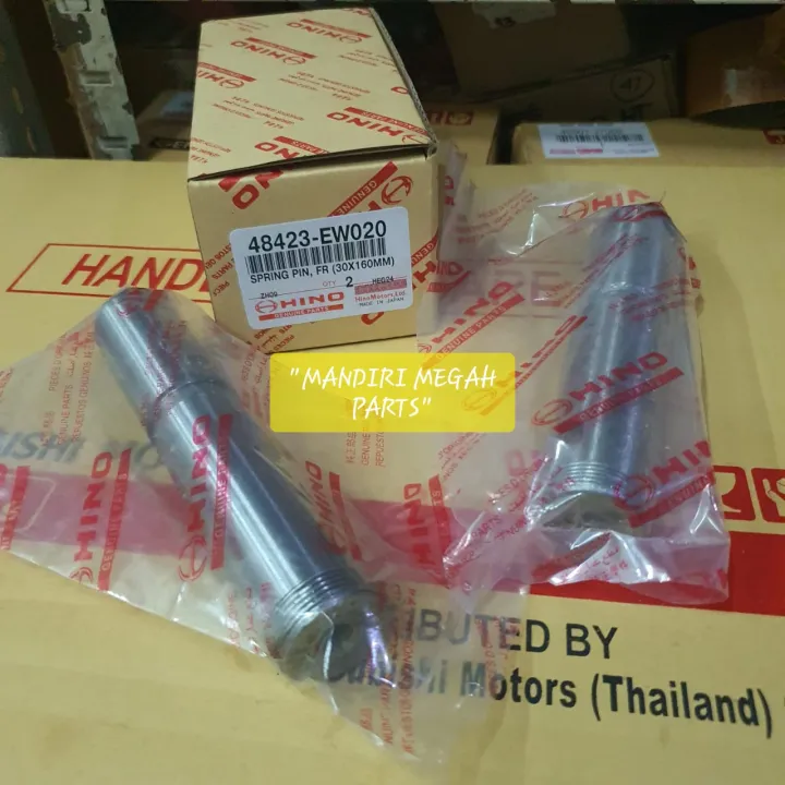 SPRING PIN DEPAN TRUCK HINO 500NEW 48423-EW020/30X160MM(2PCS) | Lazada ...