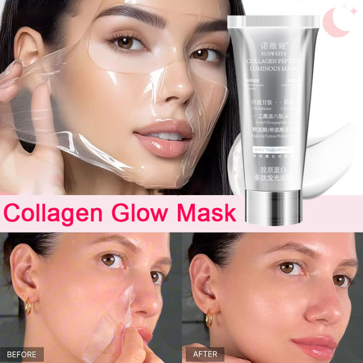 Collagen Wrapping Peel Off Mask Makeup Facial Anti-wrinkle Moisturizing ...