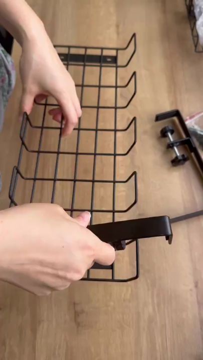 Under Desk Cable Management Wire Organizer Tray Table Pc Cabel Manager ...