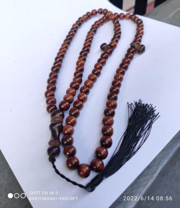 TASBIH KAYU SETIGI ASLI SENTIGI STIGI | Lazada Indonesia
