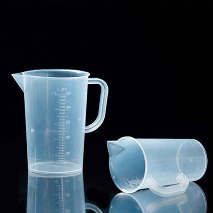 Laboratory Tool Plastic Measuring Cup 500ml Large Cylinder Graduated ...