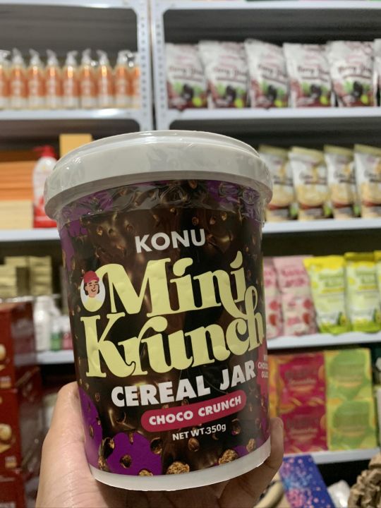 KONU Mini Krunch Cereal Jar EXTRA BIG 350g (CHOCO KRUNCH) | Lazada PH